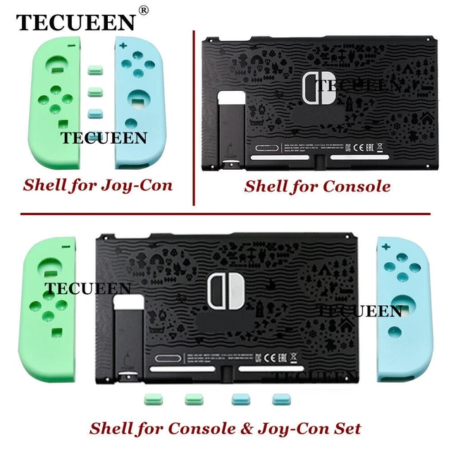 REPLACEMENT SHELL HOUSING for Nintendo Switch Suit for Animal Crossing ...