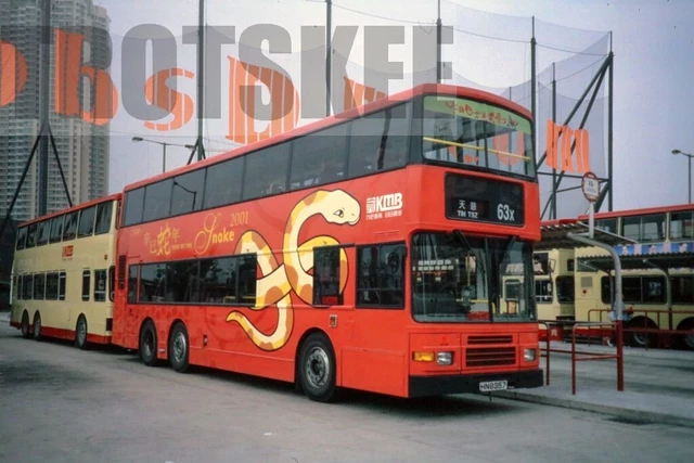 35MM SLIDE HONG KONG KMB Volvo Olympian Alexander HN8357 2001 Original £4.99 - PicClick UK
