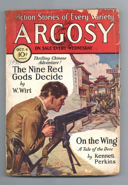 ARGOSY PART 4: Argosy Weekly Oct 4 1930 Vol. 215 #5 GD+ 2.5 £22.78 ...