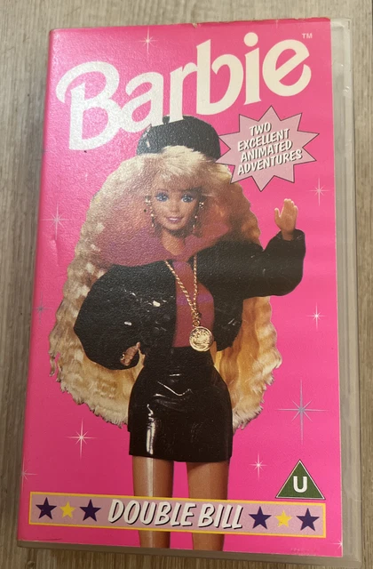 MATTEL BARBIE DOUBLE bill VHS Video Cassette 1994 In VGC £6.00 ...