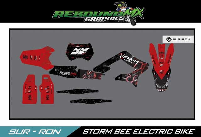 SUR-RON GRAPHICS KIT for Sur-Ron Light Bee X Surron Wrap Sticker ...