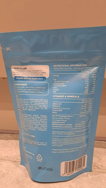 ELEVATE MULTI COLLAGEN Superblend Chocolate Supplement 240g. £27.41 ...