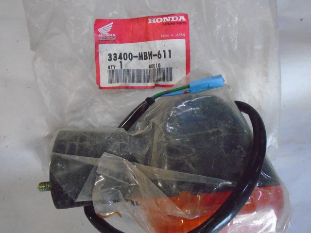 HONDA FRONT RIGHT Indicator Turn Signal Cbr 600 F 33400-Mbw-611 Genuine ...