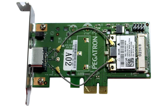 LOT 4 Dell Pegatron BCM943224HMS PCI-E Express WiFi 8VP82 Wireless Card ...