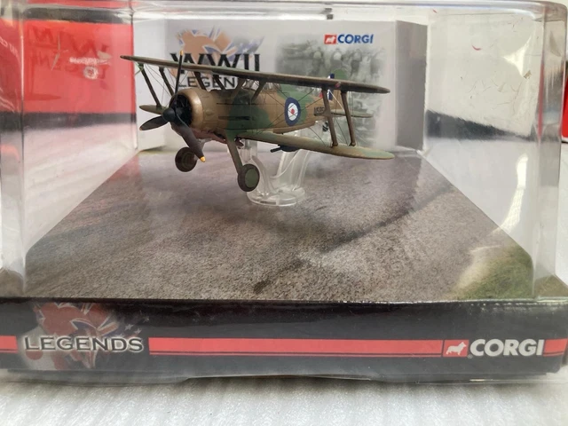 CORGI WWII LEGENDS Gloster Gladiator Mk.II (AA36206) *NEW* £30.00 ...