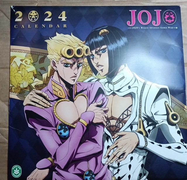 GRUPO ERIK JOJO'S Bizarre Adventure Wall Calendar 2024 12" x 12" | 12 Month... £8.00 - PicClick UK