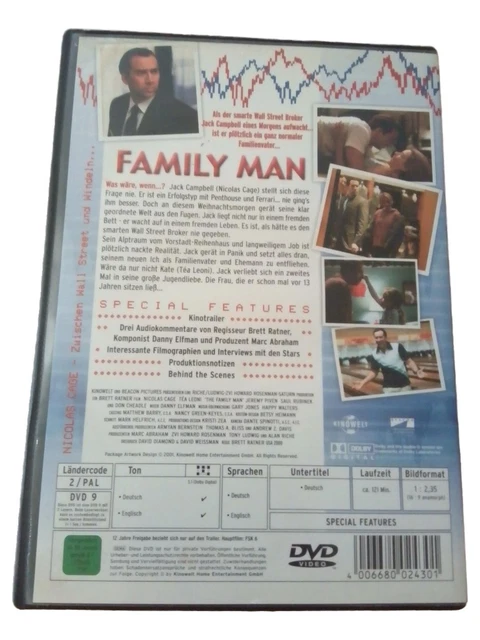 FAMILY MAN DVD Nicolas Cage Tea Leoni Drama Deutsch Englisch EUR 21,95 ...