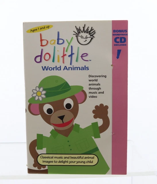 BABY EINSTEIN BABY Dolittle World Animals VHS Tape With Bonus ...
