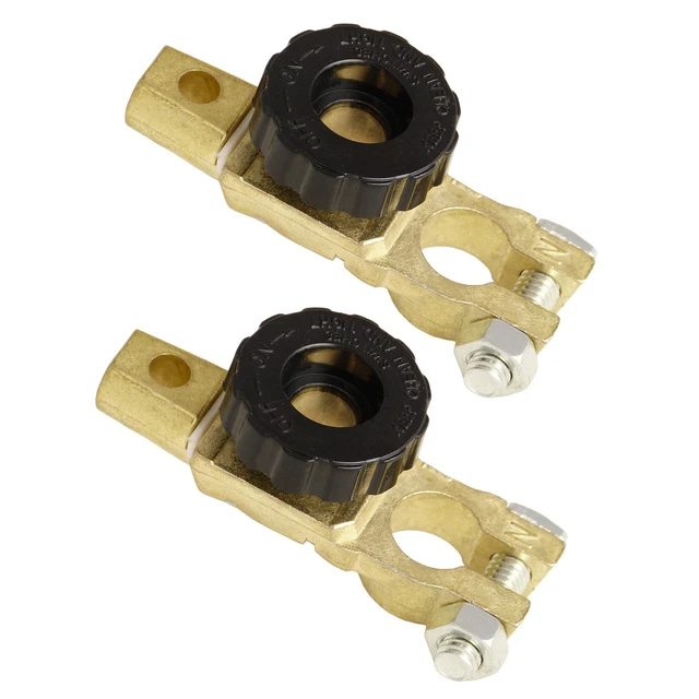 2 BATTERY TERMINALS battery isolator breaker battery isolator pole ...