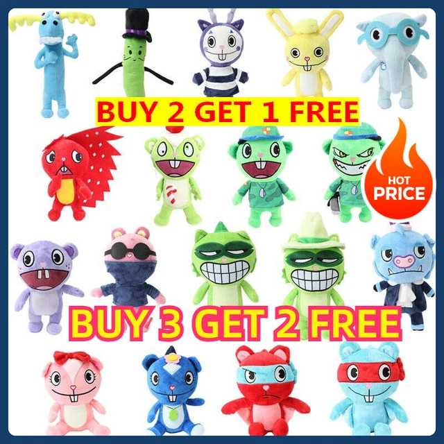 28CM HAPPY TREE Friends HTF Flippy Fliqpy Stuffed Dolls Anime Plush Kid ...