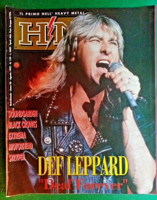 MAGAZINE ANNÉES 90 HEAVY METAL-DEF LEPPARD - Réf.5760 EUR 16,18 ...
