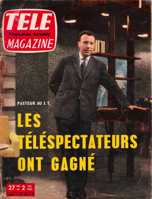 TÉLÉ MAGAZINE N° 344 - Joseph Pasteur (Mai 1962) EUR 5,00 - PicClick FR