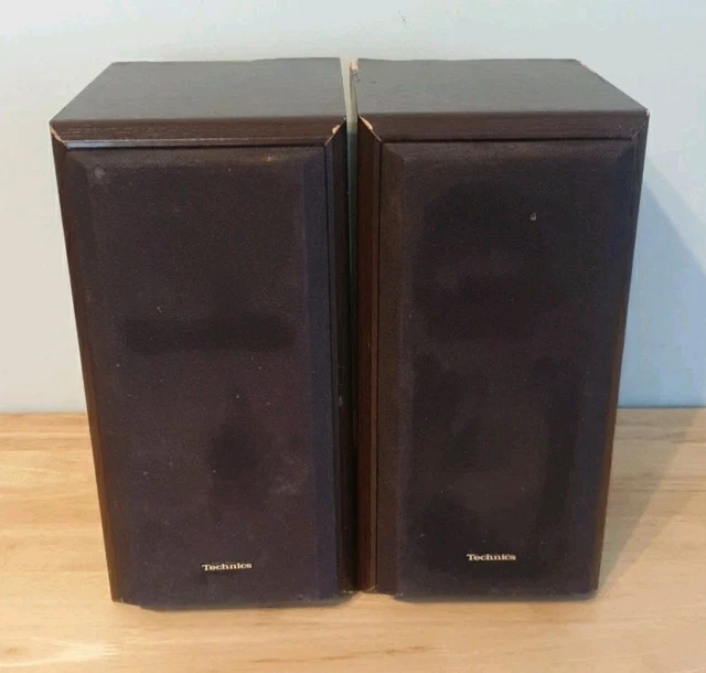 TECHNICS SB-HD350 BOOKSHELF Speakers Tested Working £24.99 - PicClick UK