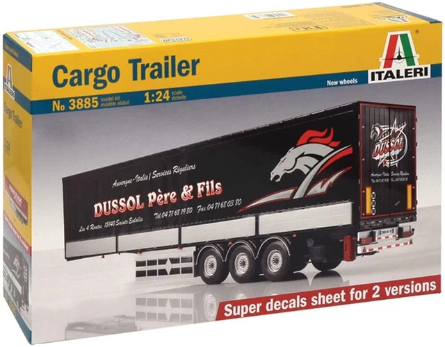 ITALERI 510003885 CARGO TRAILER 1:24 Truck Model EUR 62,72 - PicClick DE