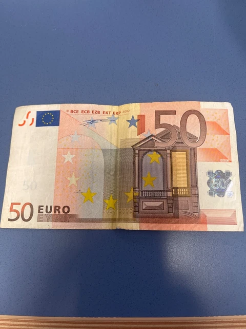 BILLET DE 50 euros 2002 Série X Rare EUR 500,00 - PicClick FR