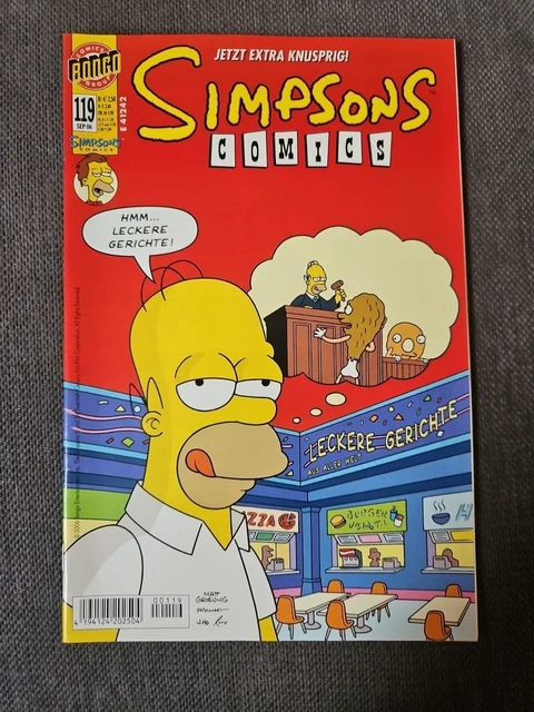 DIE SIMPSONS COMIC Heft Nr.119 Comics Hefte Bart Simpson Horror-Show ...