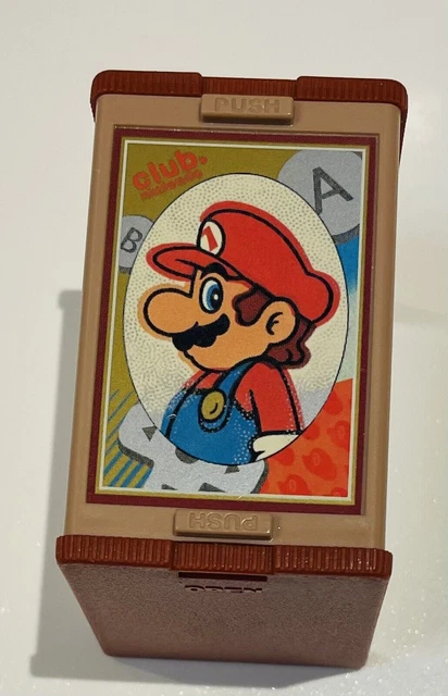 CLUB NINTENDO MARIO Hanafuda/Rare/Japanese Playing Cards/Red/good ...