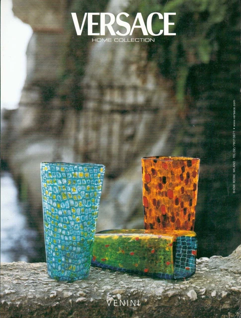 VERSACE HOME SIGNATURE Magazine Stampa Annuncio Collezione Ottimo da ...