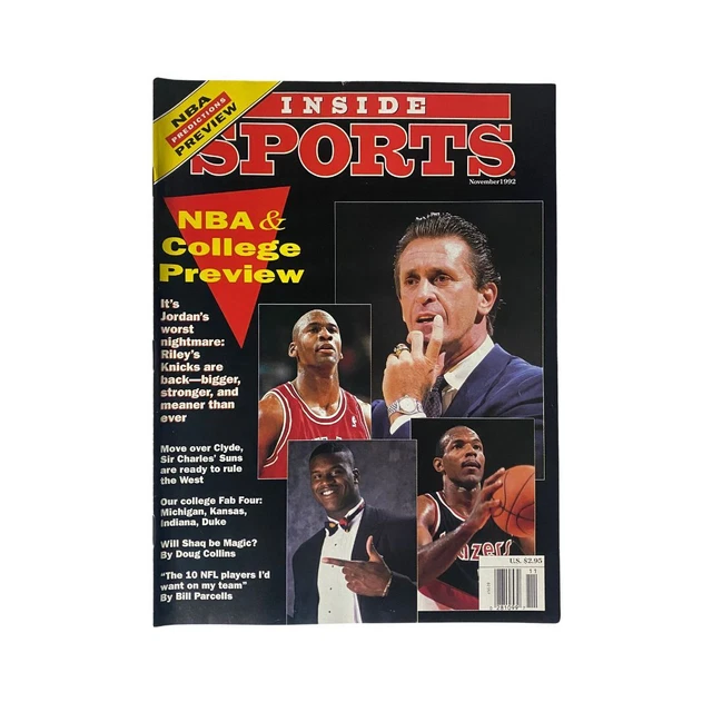 INSIDE SPORTS MAGAZINE November 1992 Michael Jordan Shaquille O'Neal No ...
