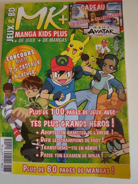 MAGAZINE MANGA KIDS PLUS MK+ Jeux & BD n°15 EUR 1,00 - PicClick FR