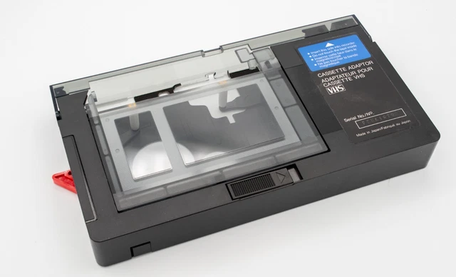 MOTORISED VHS-C TO Vhs Video Cassette Adapter Metal Made In Japan £24. ...