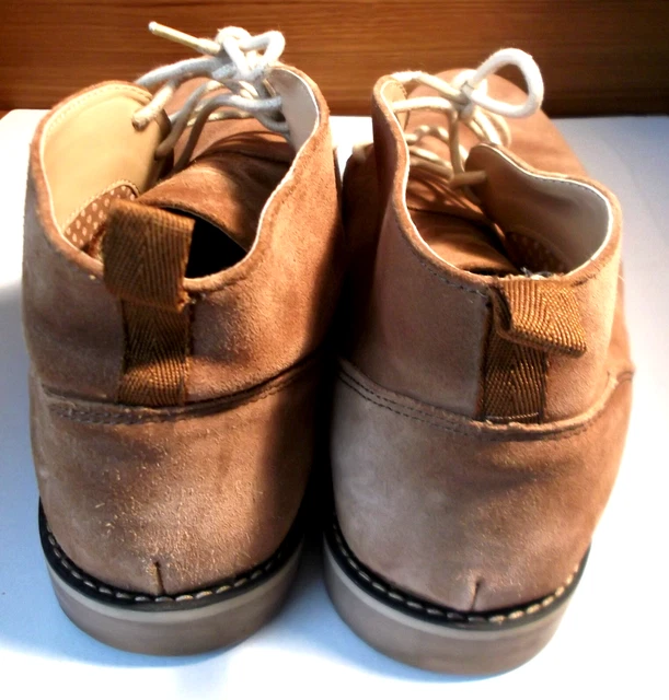 ACW85 MENS SUEDE Desert Boots - Lace-Up - Smart Casual UK 9 Beige /Sand ...