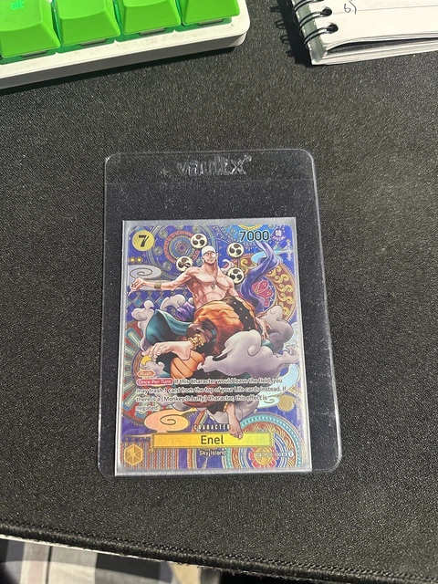 ONE PIECE CARD OP05-100 Enel SP Super Rare Alternate Art (ENGLISH) £119 ...