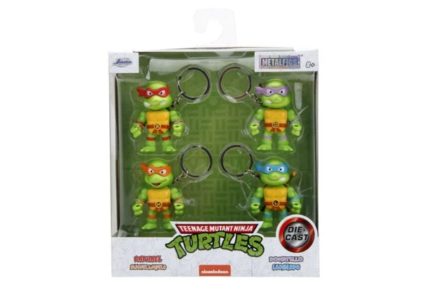 JADA NANO METALFIGS Teenage Mutant Ninja Turtles 2.5inch Keychain 4pk ...