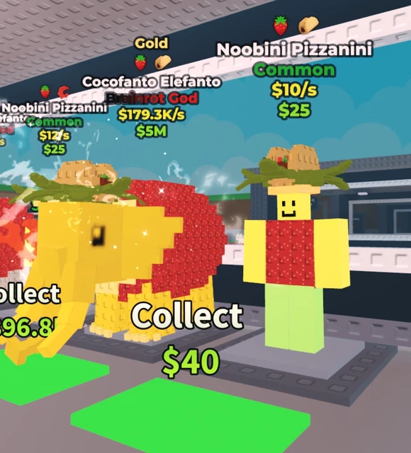 STEAL A BRAINROT 2 Together Strawberry Trait Cocofanto Elephanto ...
