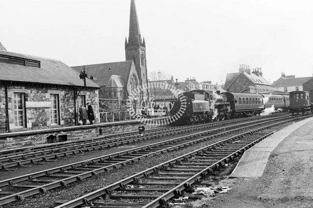 PHOTO BR BRITISH Railways Station Scene - KIRKCUDBRIGHT 1965 4 £1.99 ...