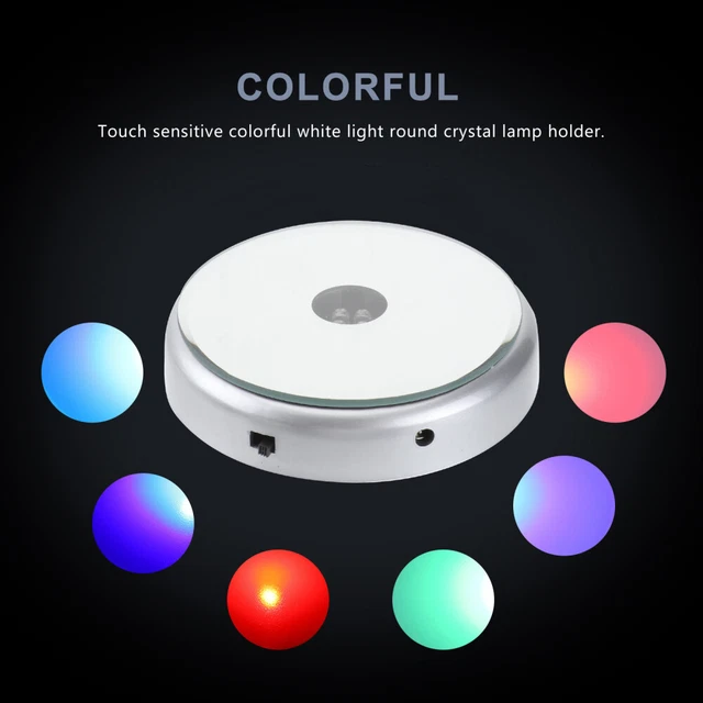LED STAND LIGHT Base Battery Operated Wall Lights Table Centerpiece ...