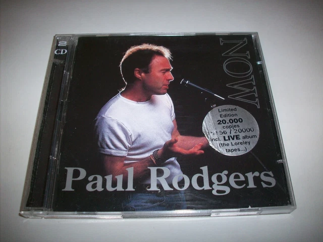 PAUL RODGERS - NOW & LIVE 2CD (Limited numbered Edition) £4.99 ...