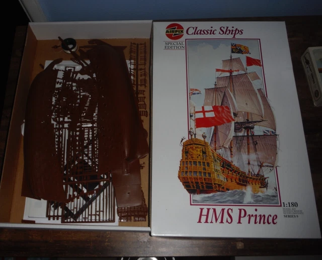 AIRFIX SCALE 1/180 Rare Old Hms Prince Spec. Edit. No.09254 Model Kit ...