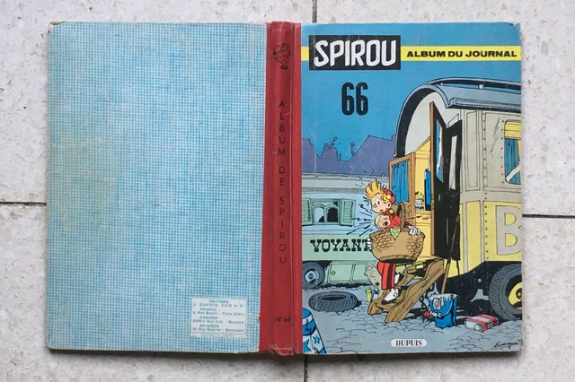 RECUEIL RELIURE ALBUM du le journal de spirou 66 TBE EUR 45,00 - PicClick FR