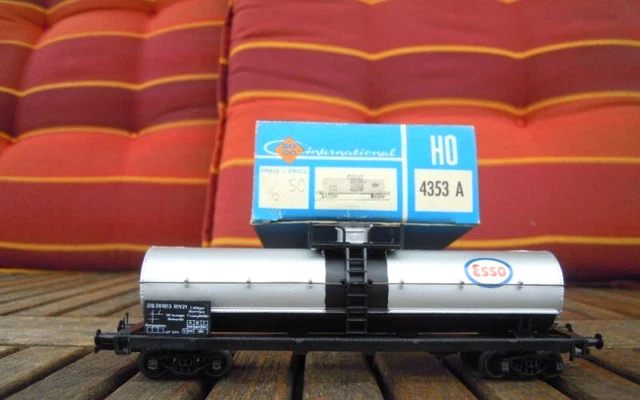 ROCO 4353 A Tank Car Esso DB Ep. 3 In OVP, US Design USTC, Construction ...