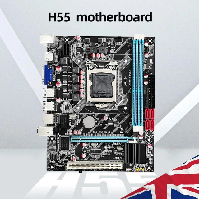 H55 MOTHERBOARD SET SATA2.0 LGA 1156 PC Motherboard I3 530 I5 750 ...