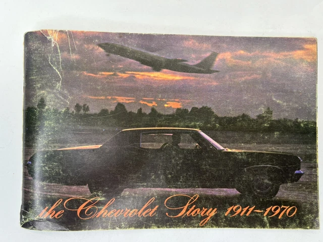 VINTAGE 1911-1970 THE Chevrolet Story Chevy History GM Sales Brochure ...