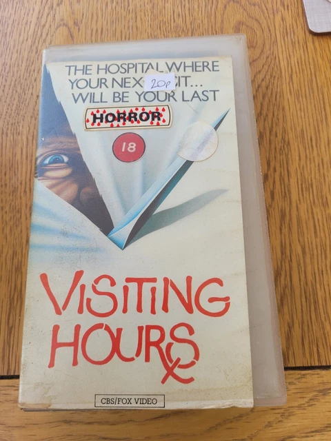 VISITING HOURS HORROR Slasher VHS Tape 1981 £10.89 - PicClick UK