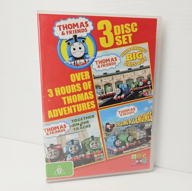 THOMAS & FRIENDS - 3 Disc Set (DVD, Box Set, 2008) Region 4 $21.95 ...