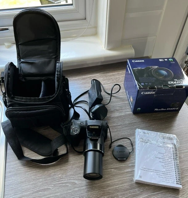 CANON POWERSHOT SX420 IS Digital Camera: 20MP, 42x Optical Zoom, Wi-Fi: Black £80.00 - PicClick UK