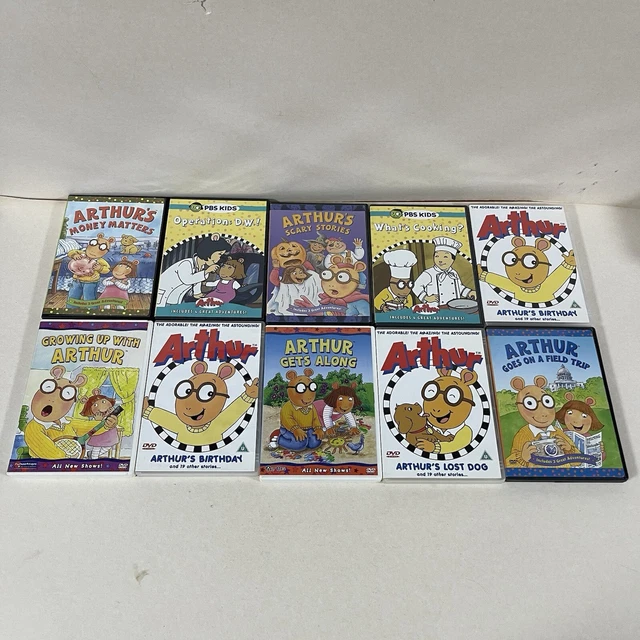 10 X ARTHUR Animated Series ABC Kids DVD Bundle - *READ DECRIPTION ...