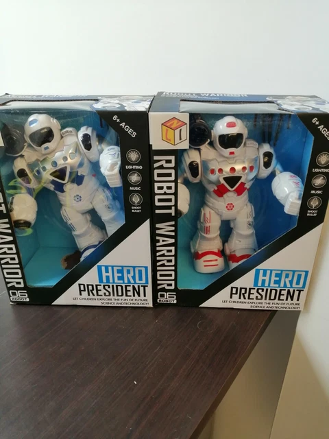 HERO PRESIDENT ROBOT Warrior In Space Suit With Projection Light and ...