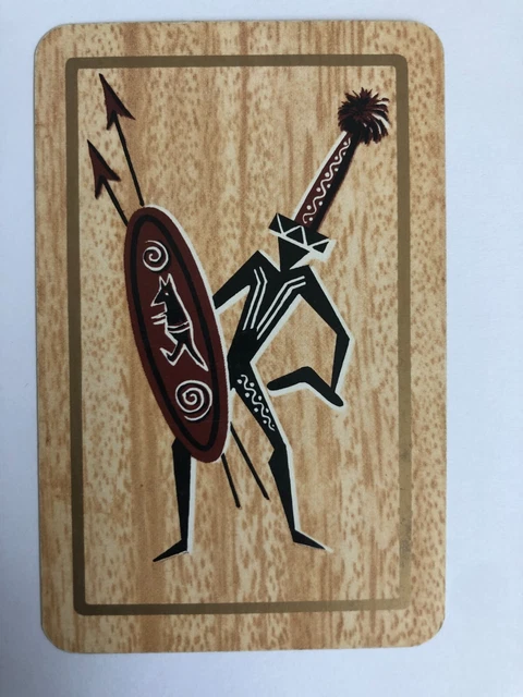 AUSTRALIAN ABORIGINAL PAINTING Hunter Man Kangaroo Retro Art Swap ...