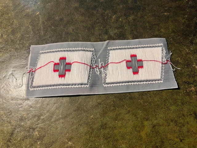 WW2 GERMAN RED Cross collar tabs £1.16 - PicClick UK