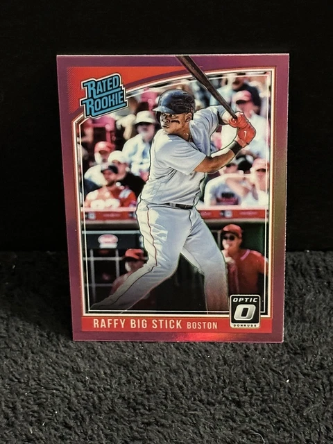 RAFAEL DEVERS RAFFY Big Stick 2018 Panini optique recrue rose Holo ...