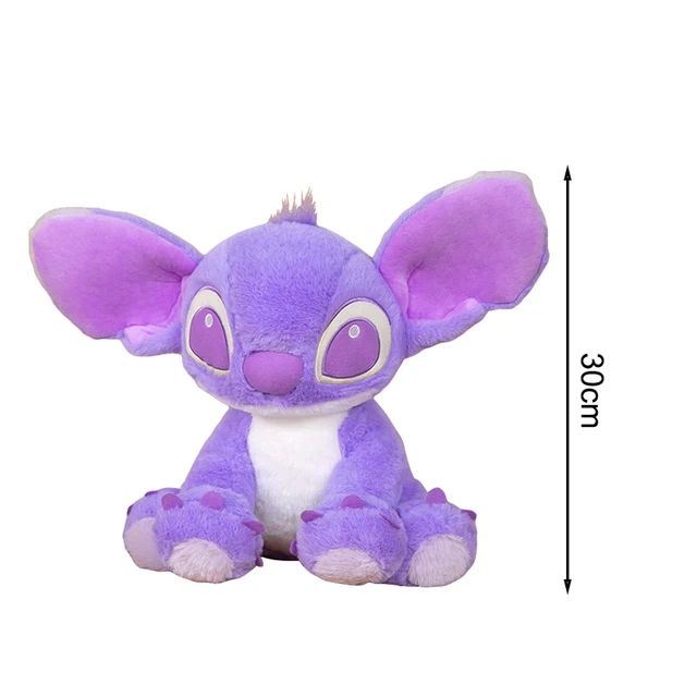 CUTE PLUSH TOYS Kawaii Lilo Stitch Purple Plush Soft Teddies Doll Xmas ...