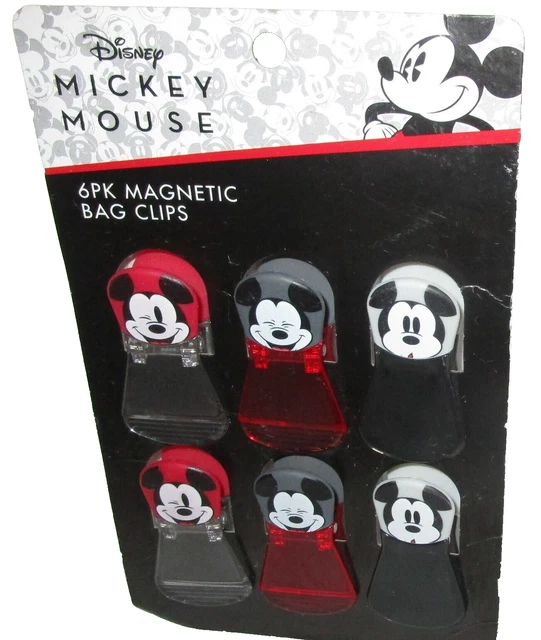 DISNEY'S MICKEY MOUSE 6 Pk. Magnetic Bag Clips $17.99 - PicClick