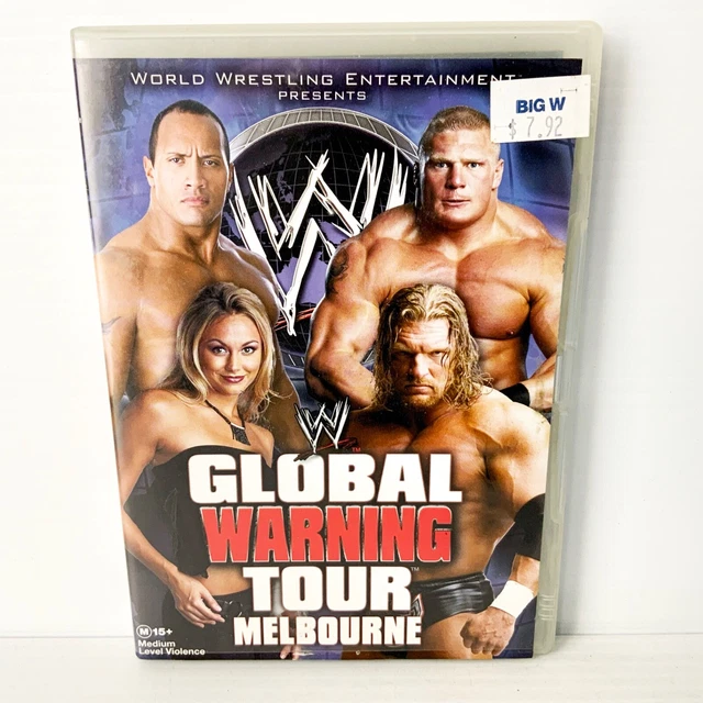 GLOBAL WARNING TOUR Melbourne - WWE - DVD R4 - Tested & Working - Free ...