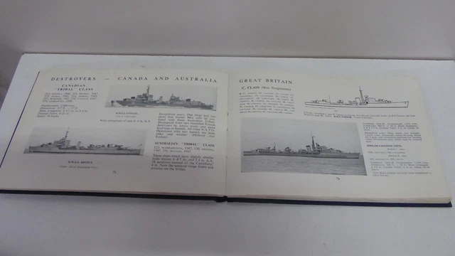 WW2 ERA WARSHIP Ship Recognition Book Army Naval Alard Coles Laurence ...