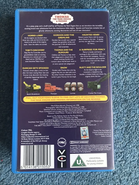 THOMAS THE TANK Engine & Friends Spooks & Surprises VHS £7.99 - PicClick UK
